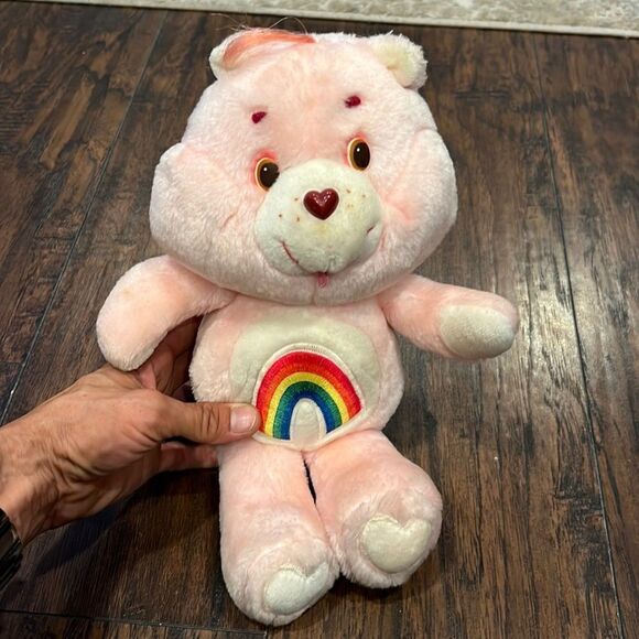 Kenner | Toys | Vintage Care Bear Original 983 Kenner Pink Cheer Bear ...